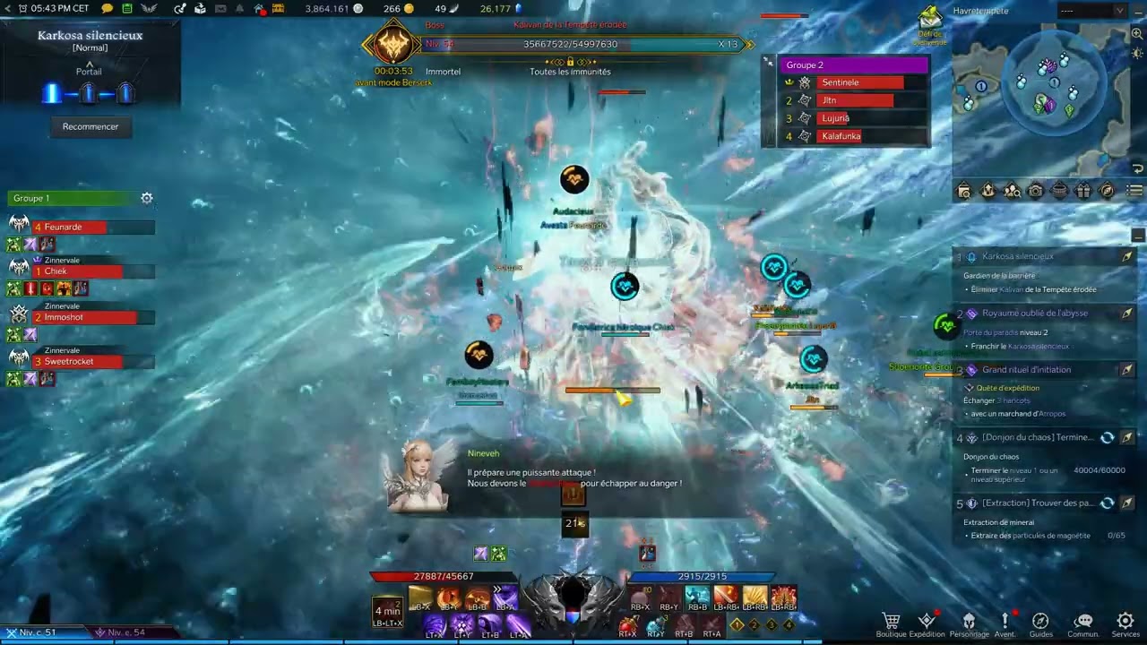 Kalivan, premier boss. Donjon: Karkosa silencieux. - YouTube