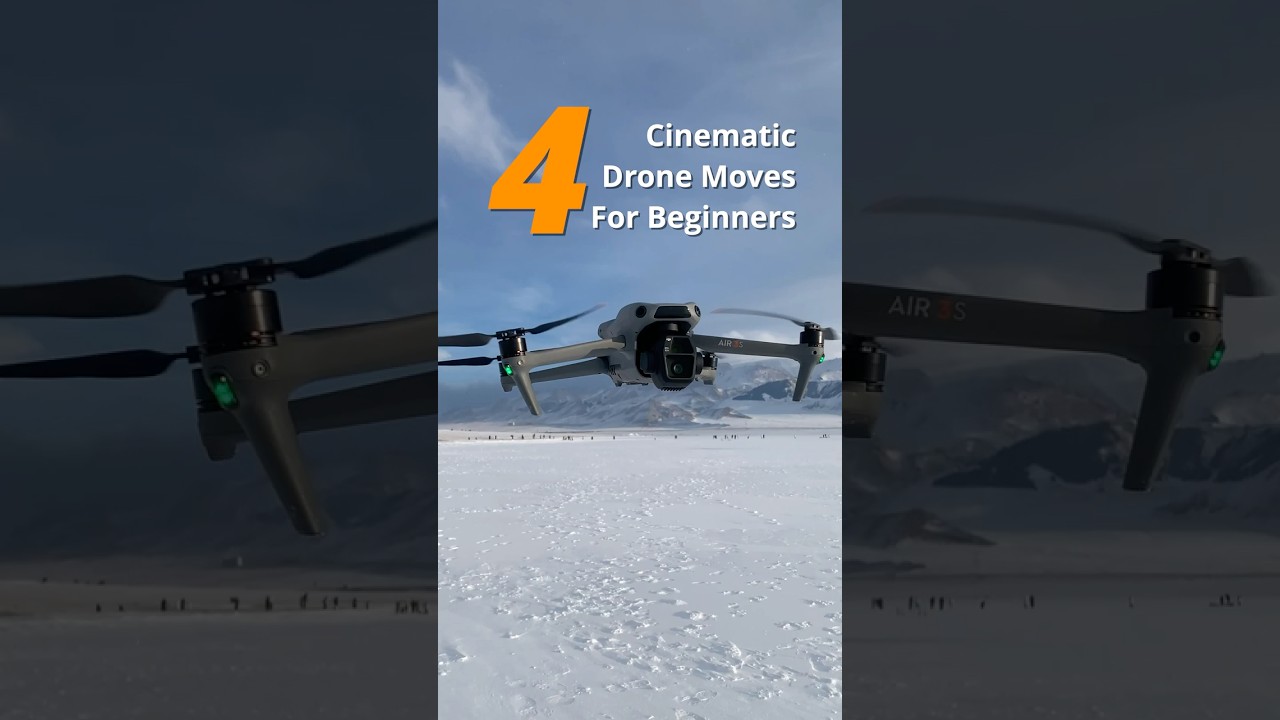 4 Cinematic Drone Moves For Beginners | DJI Air 3S
