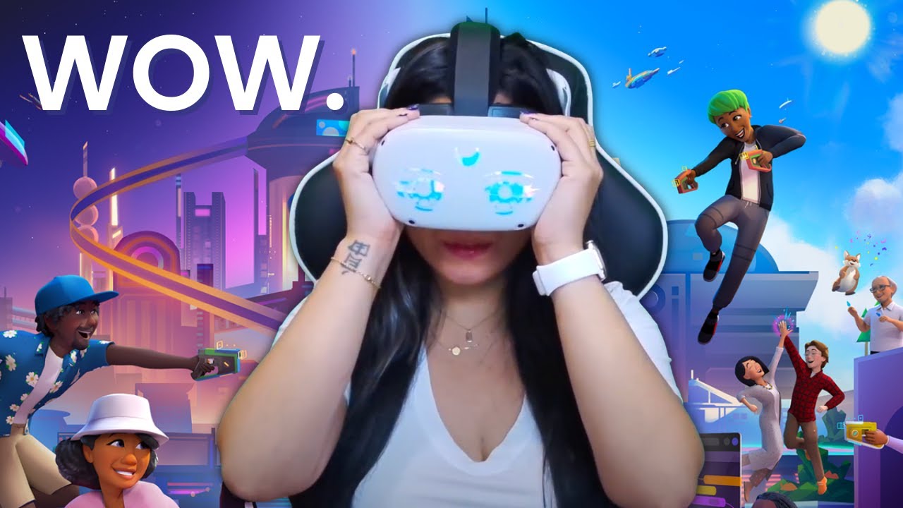 🔴 Meta's Metaverse - Exploring Horizon Worlds! (Full Gameplay) - YouTube