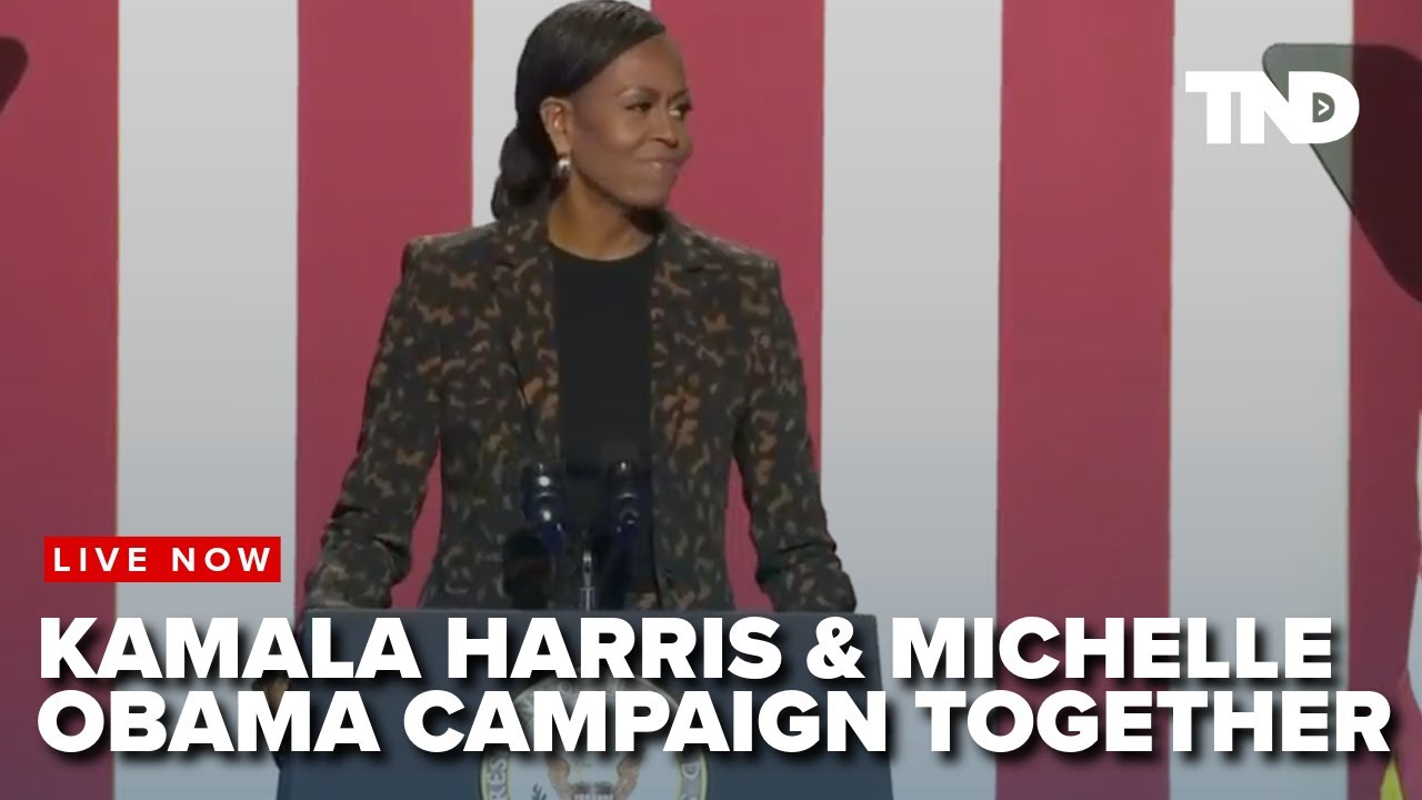 Kamala Harris and Michelle Obama hold a joint GOTV campaign rally - YouTube