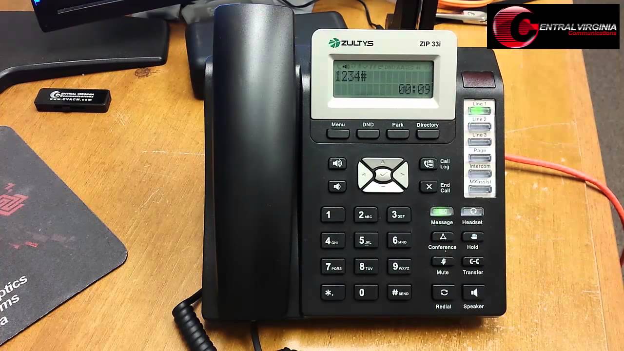 Zultys phone training Video 3: Voicemail and Paging - YouTube
