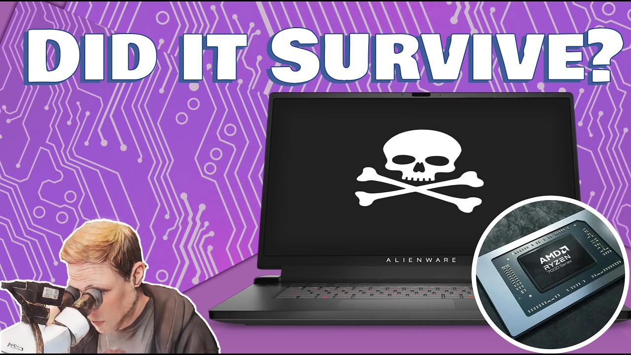 Destroyed AMD Ryzen Gaming Laptop With Catastrophic Damage -- Still Has ...