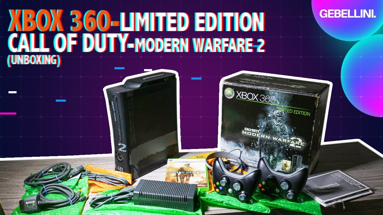 XBOX 360 LIMITED EDITION - CALL OF DUTY MW2 - GEBELLINI - YouTube