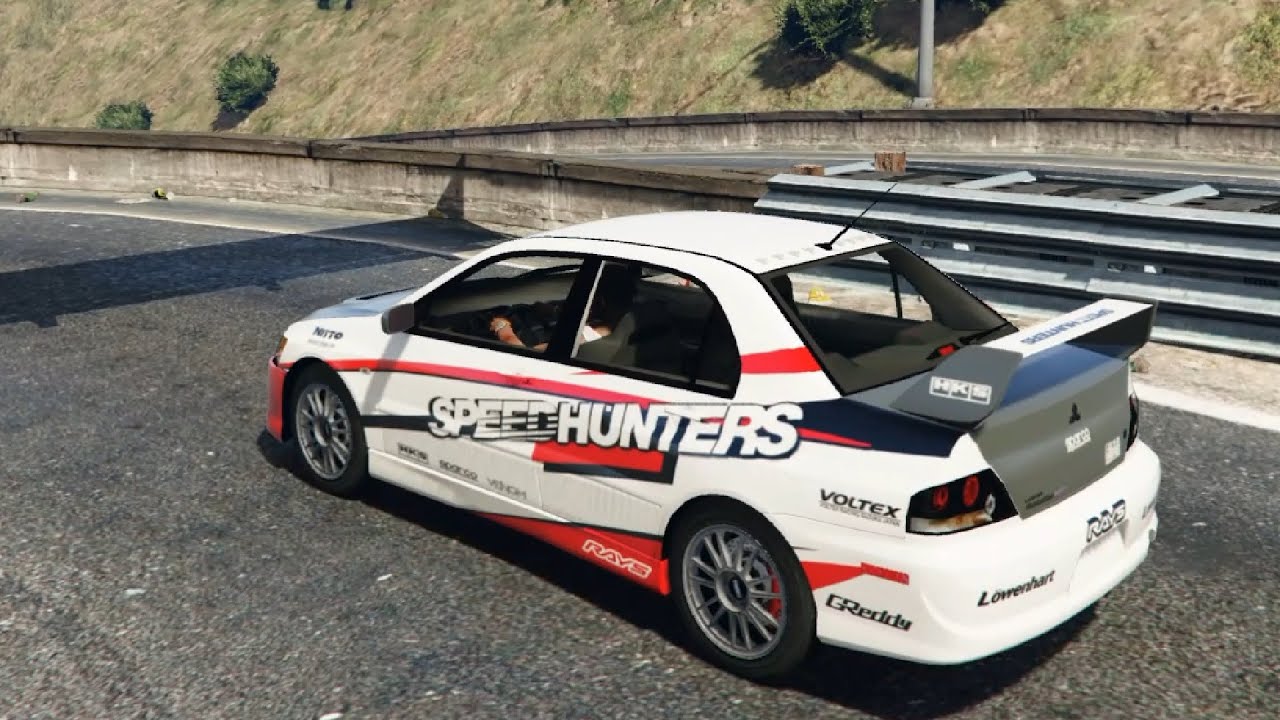 Lancer Evo IX SPEEDHUNTERS Paintjob - GTA V | +10k EnRoMovies _REVIEW ...