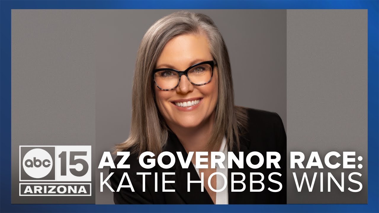 Katie Hobbs holds victory rally - YouTube