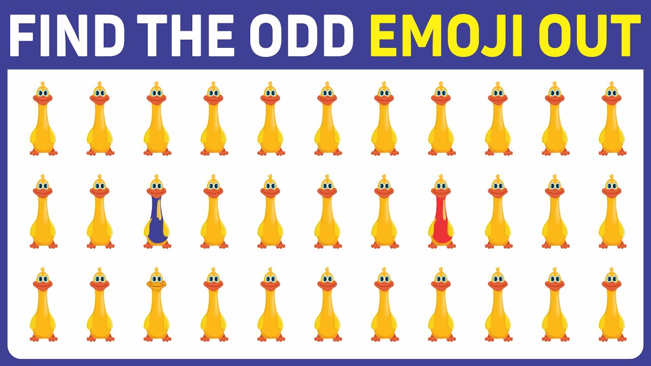 HOW GOOD ARE YOU EYES #113| FIND THE ODD EMOJI OUT | My Odd Show - YouTube