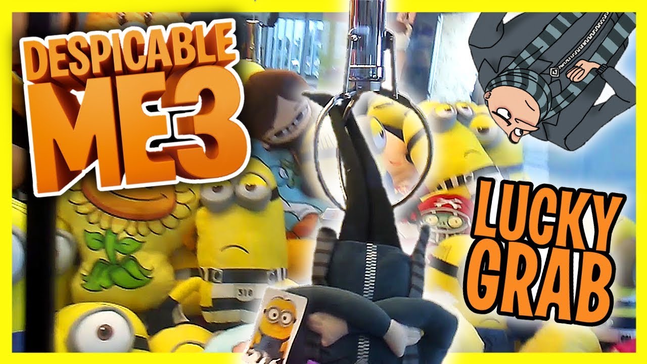 DESPICABLE ME 3 | Sugar Loaf/GamerGreen Claw Machine Wins (Minions ...