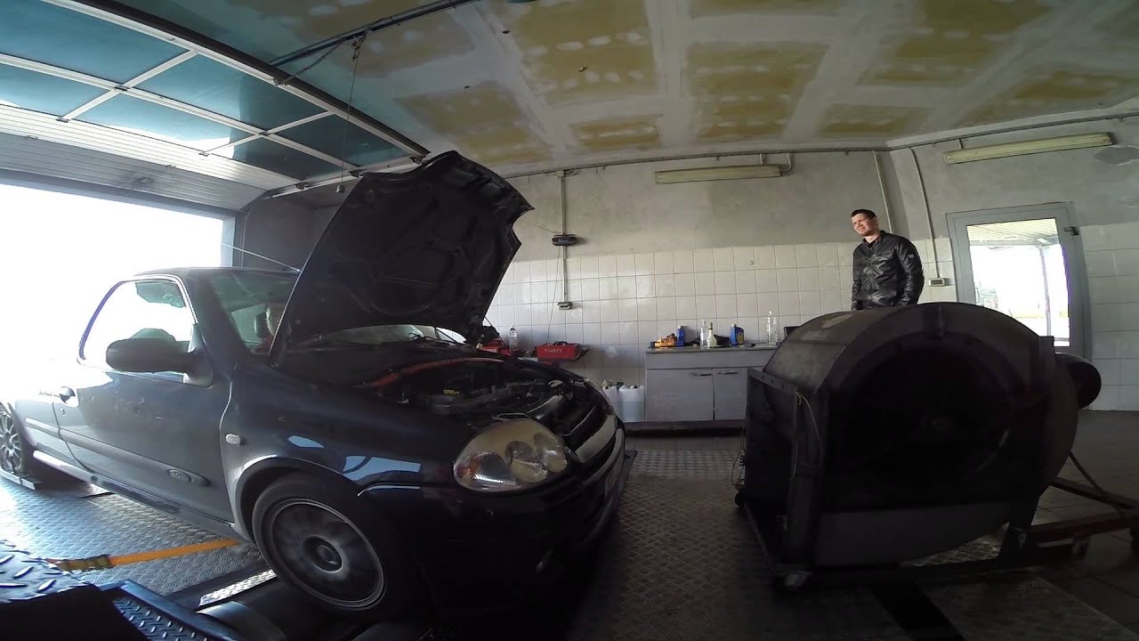 Clio 172 - Cyclops intake - Run 1 - YouTube