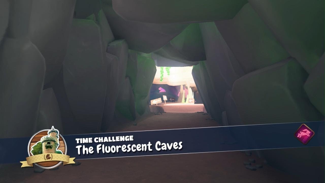 Smurfs Kart Time Challenge The Fluorescent Caves Hyperspeed 3:12.594 ...