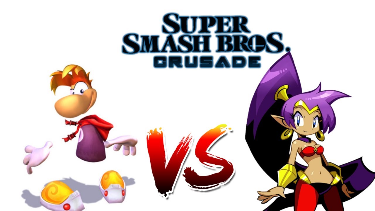 super smash bros cmc v8- rayman vs shantae - YouTube