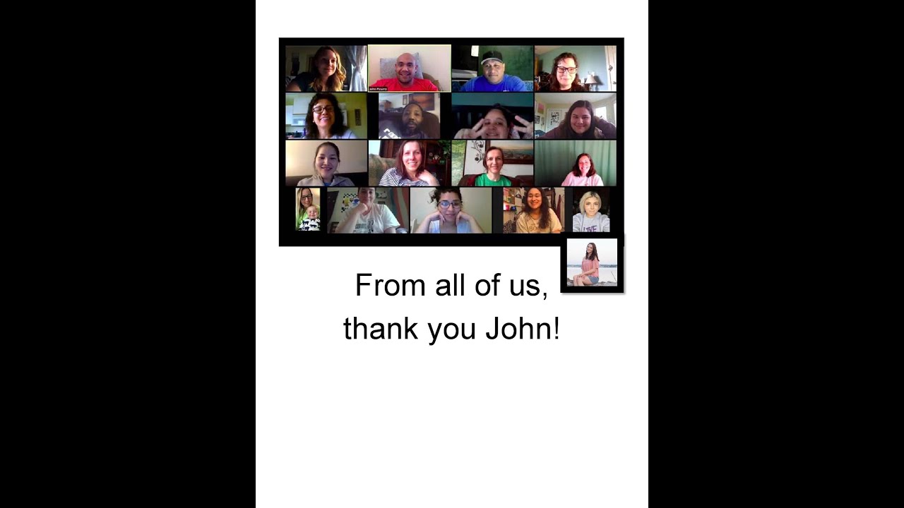 Thank you, John! - YouTube