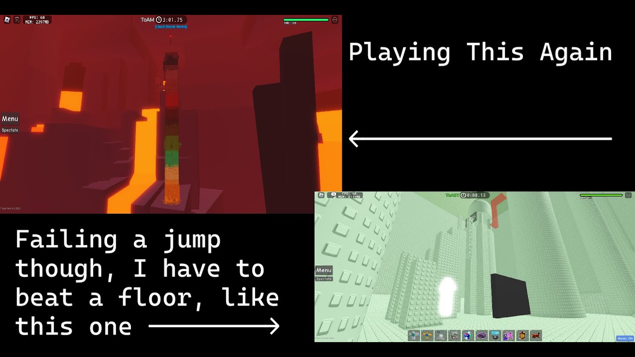 (JToH) All Jumping A CATASTROPHIC Tower, But Every Time I Fall I Have ...