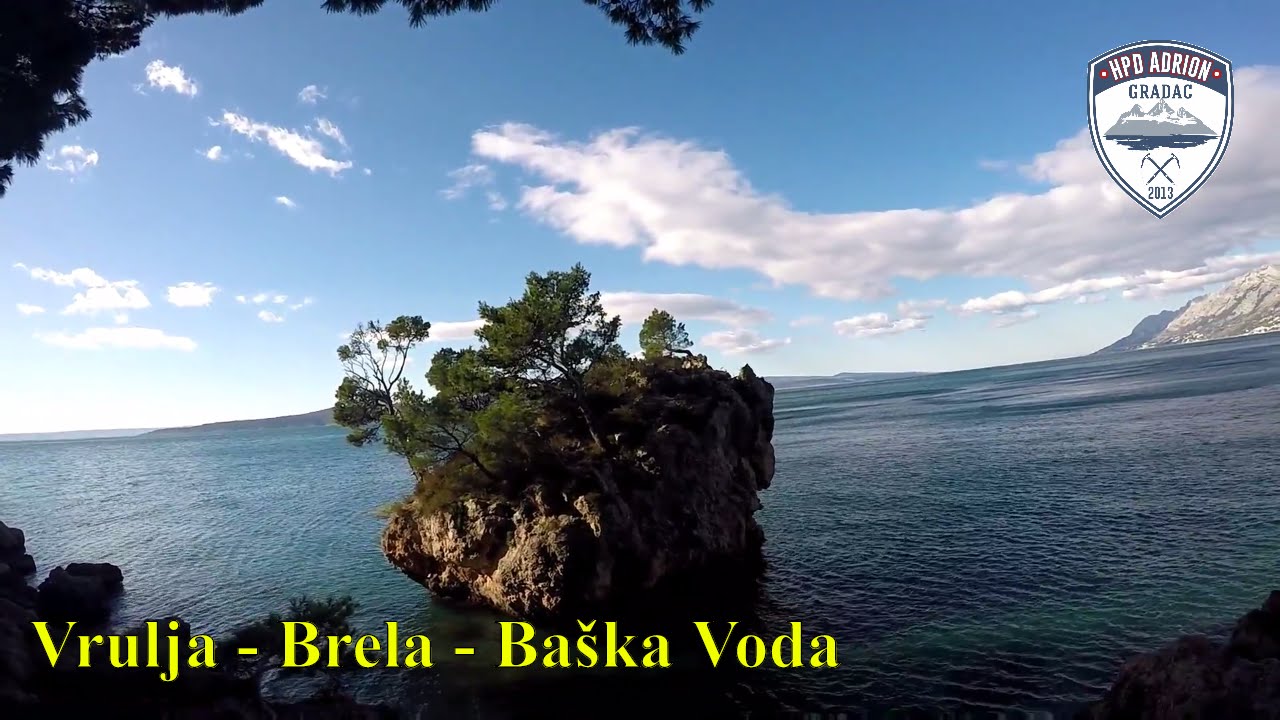 Hiking Vrulja - Brela - Baška Voda - YouTube