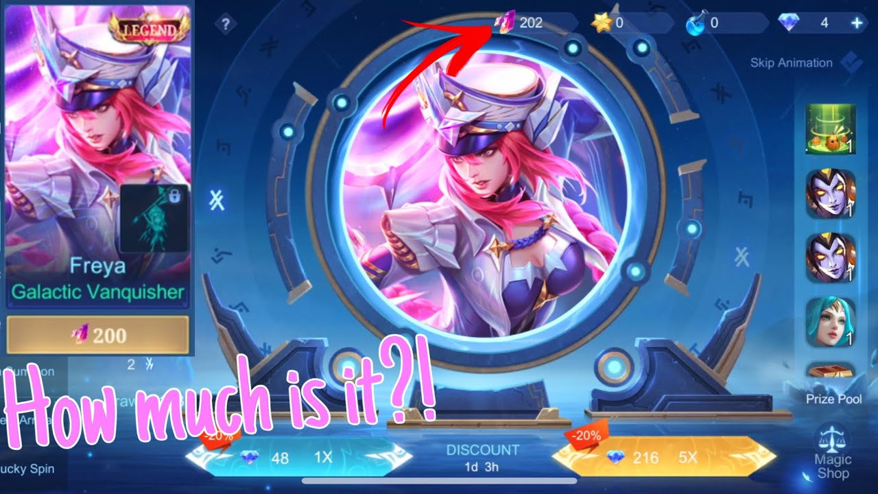 GETTING FREYA LEGEND SKIN! |HOW MUCH?| MLBB| - YouTube