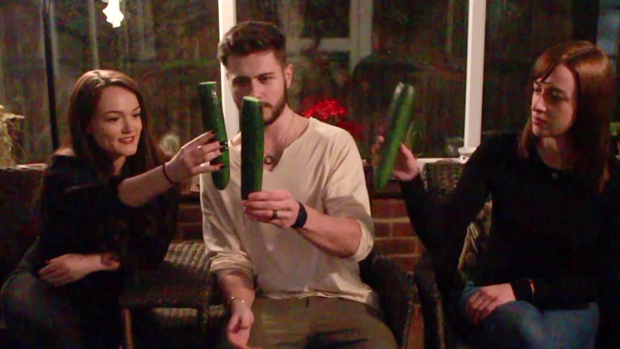EATING A WHOLE CUCUMBER CHALLENGE! - YouTube