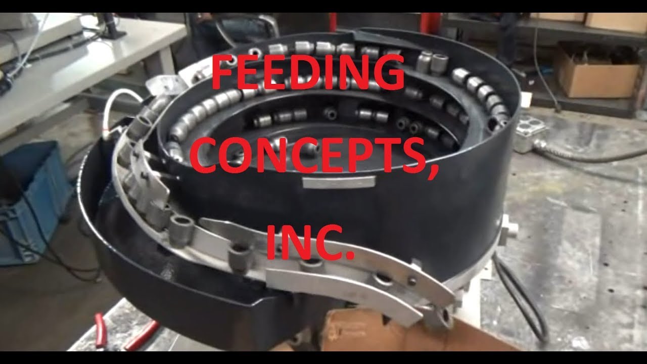 VIBRATORY BOWL PARTS FEEDER SATISFYING ROBOT- Feeding Concepts, Inc ...