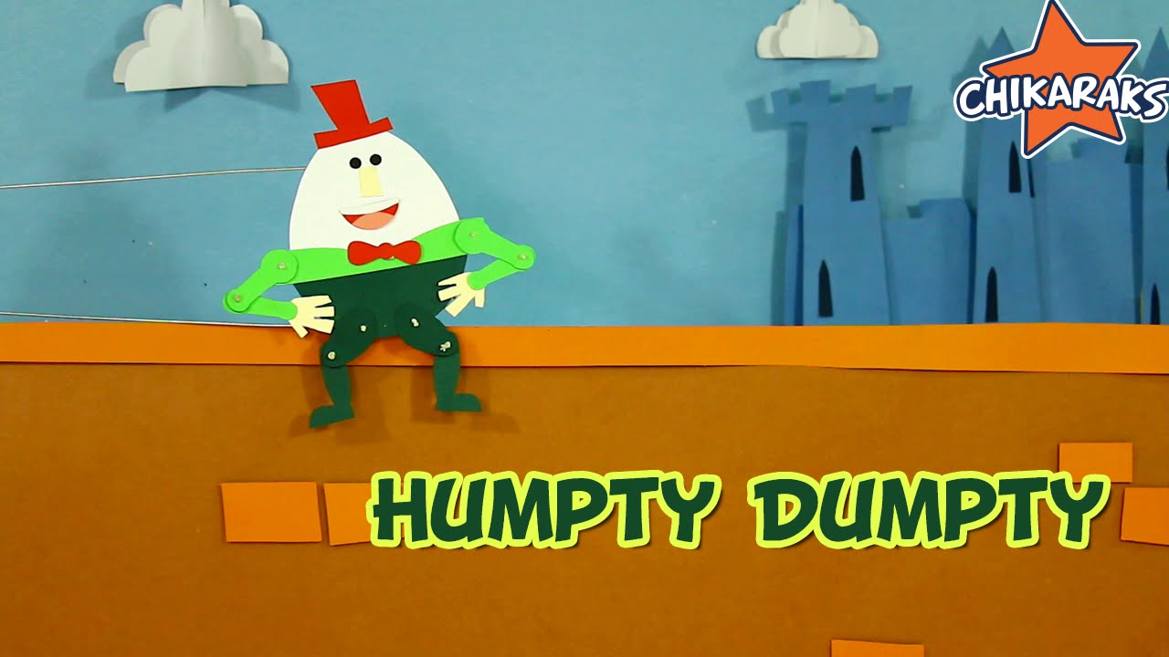 Humpty Dumpty - Nursery Rhymes For Children | Paper Art | SRGMs - YouTube