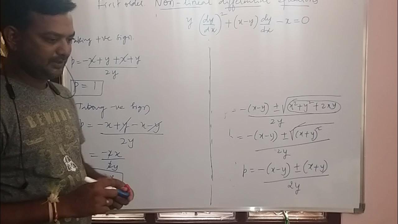 Solution of Non-linear first order differential equations, solvable for ...