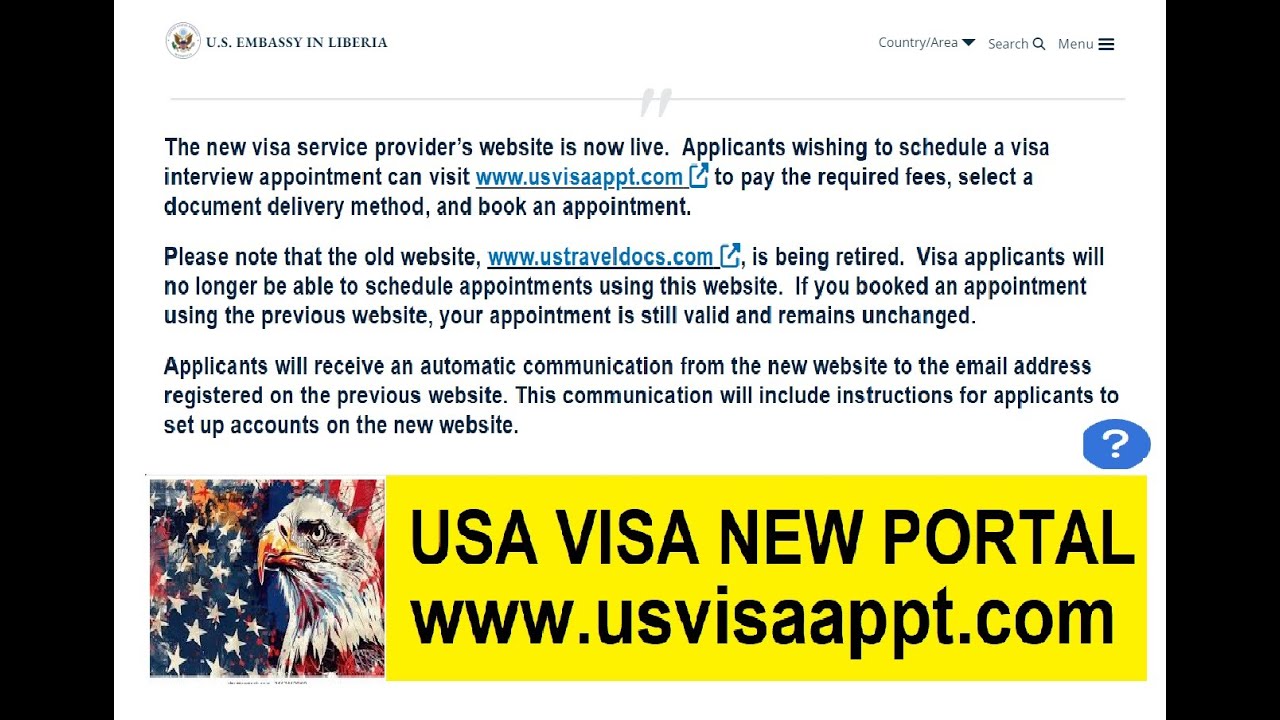 USA visa appointment new portal 2025 | The new visa service provider’s ...