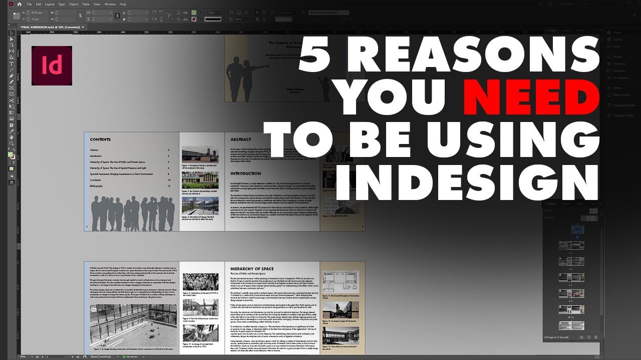 5 Tips for Adobe InDesign - Architecture - YouTube