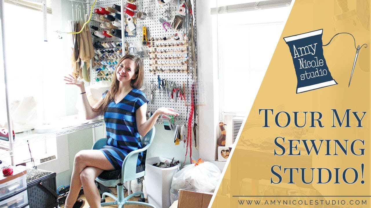 Tour my Sewing Studio! - YouTube