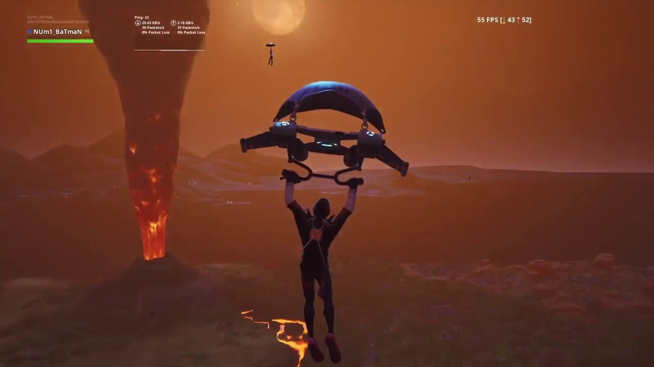 Fortnite Unvaulting event! Volcano erupts!!! - YouTube