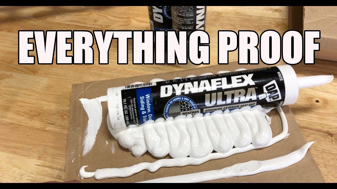 DAP DYNAFLEX ULTRA - Exterior Sealant - YouTube