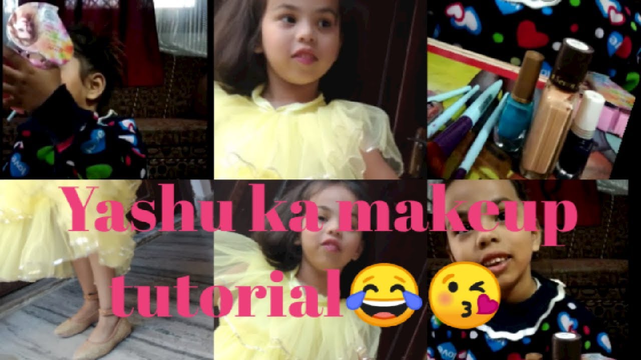 Makeup tutorial for kids 😊😍 - YouTube