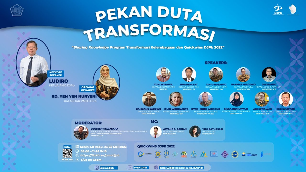Pekan Duta Transformasi 2022 - Hari Pertama - YouTube