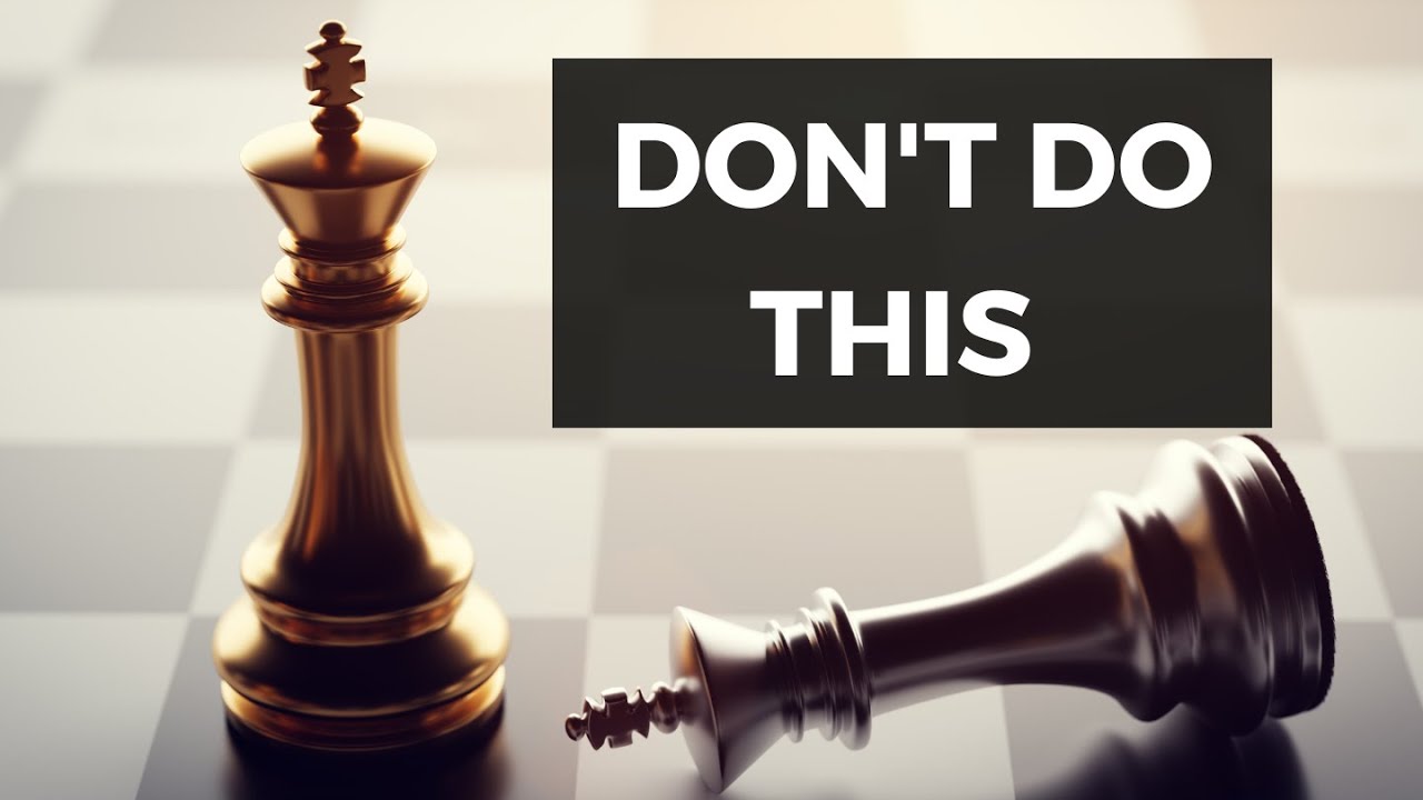 NUMBER 1 Mistake Chess Beginners Make - YouTube