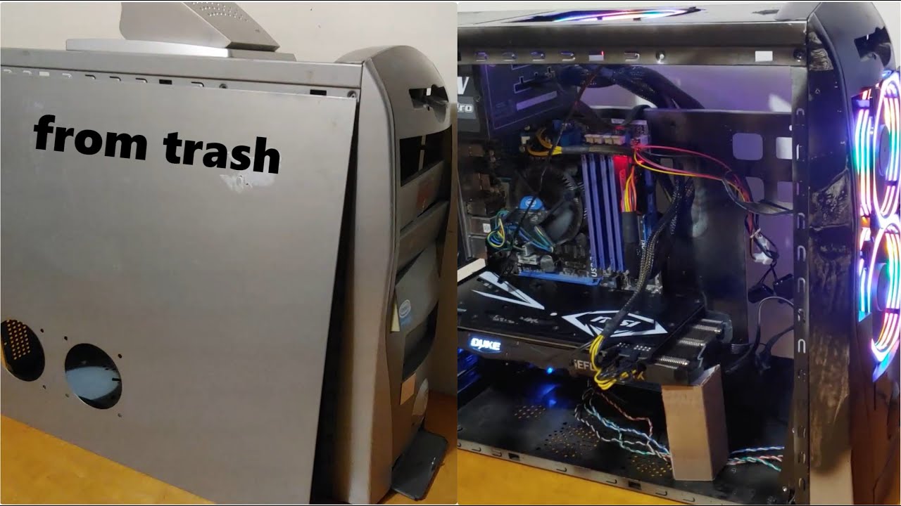 Found pc case from trash- major restoration - YouTube