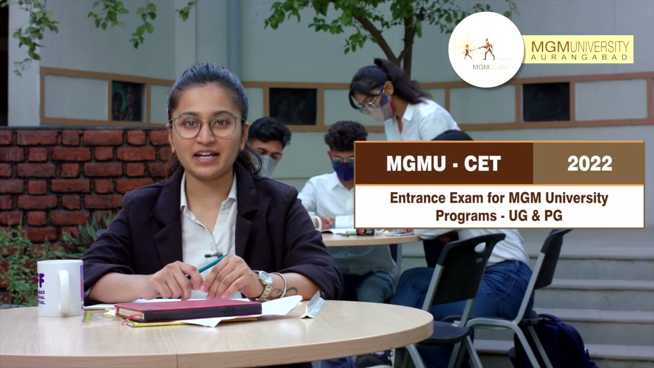 MGM University Admission 2022- MGMU-CET - YouTube