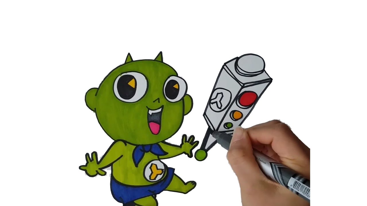 [신비아파트] 신비그리기 / Drawing the Animation Shinbi Apartment - YouTube