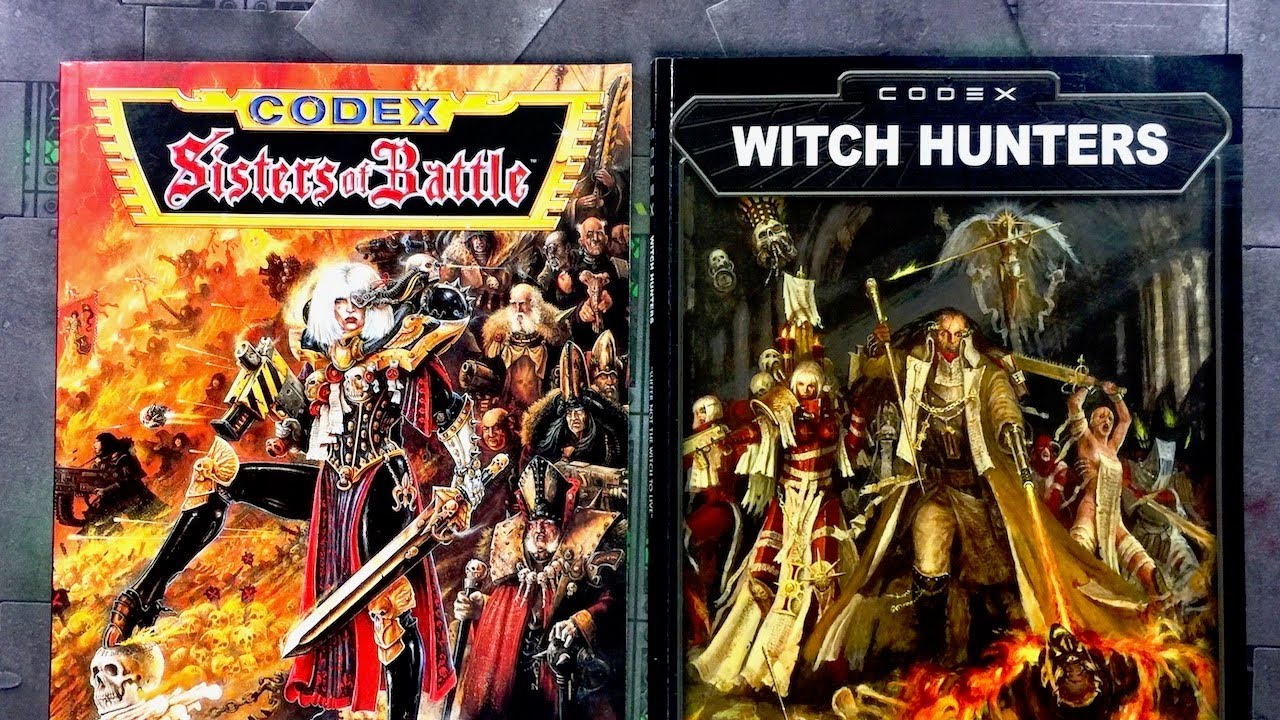 SISTERS OF BATTLE Classic Codices for Warhammer 40k 2nd, 3rd and 5th ...