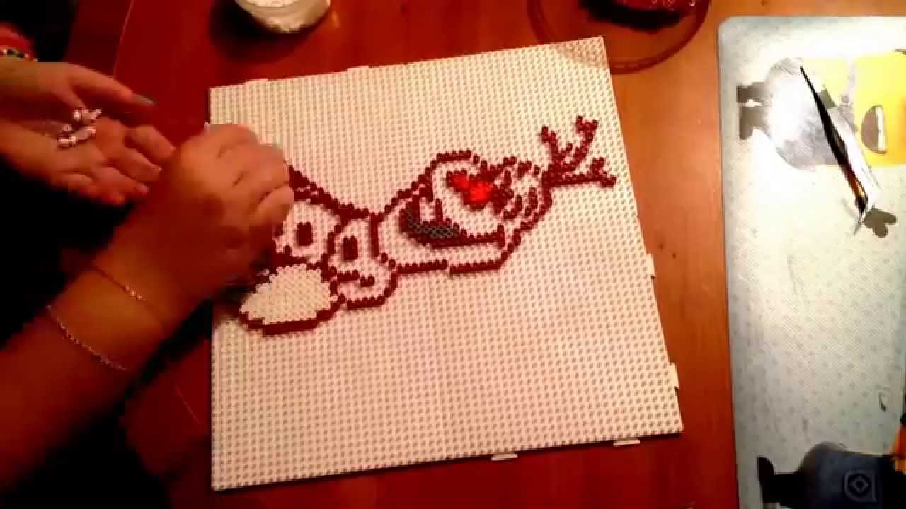 Hama/Perler Bead Time Lapse. Olaf⛄️ - YouTube