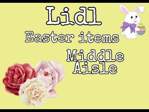 Decorative Easter Items - Lidl Middle Aisle - Quick shop with me - YouTube