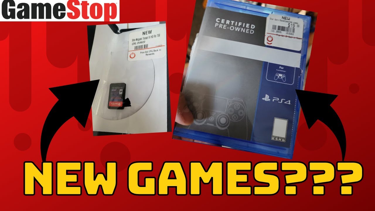 Is GameStop Selling Pre-Owned Games As New? - YouTube