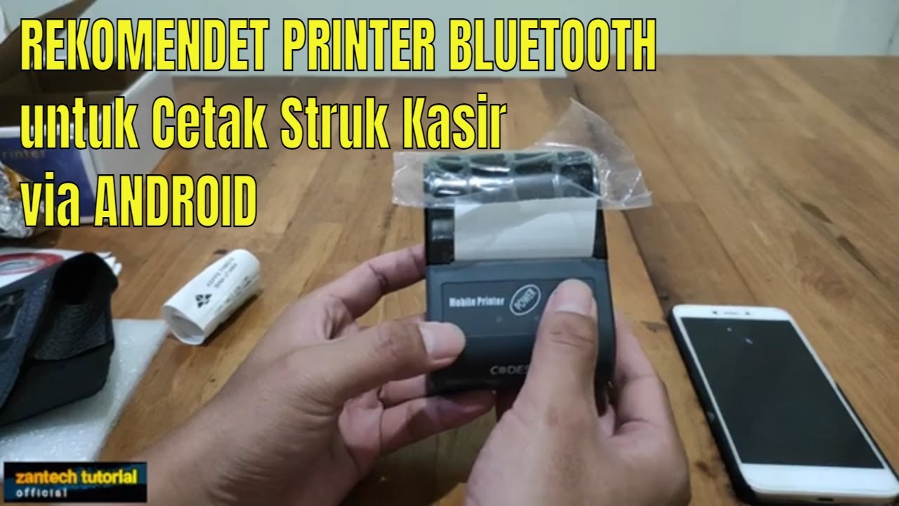 Tutorial Setting mini printer bluetooth untuk cetak struk kasir via android - YouTube