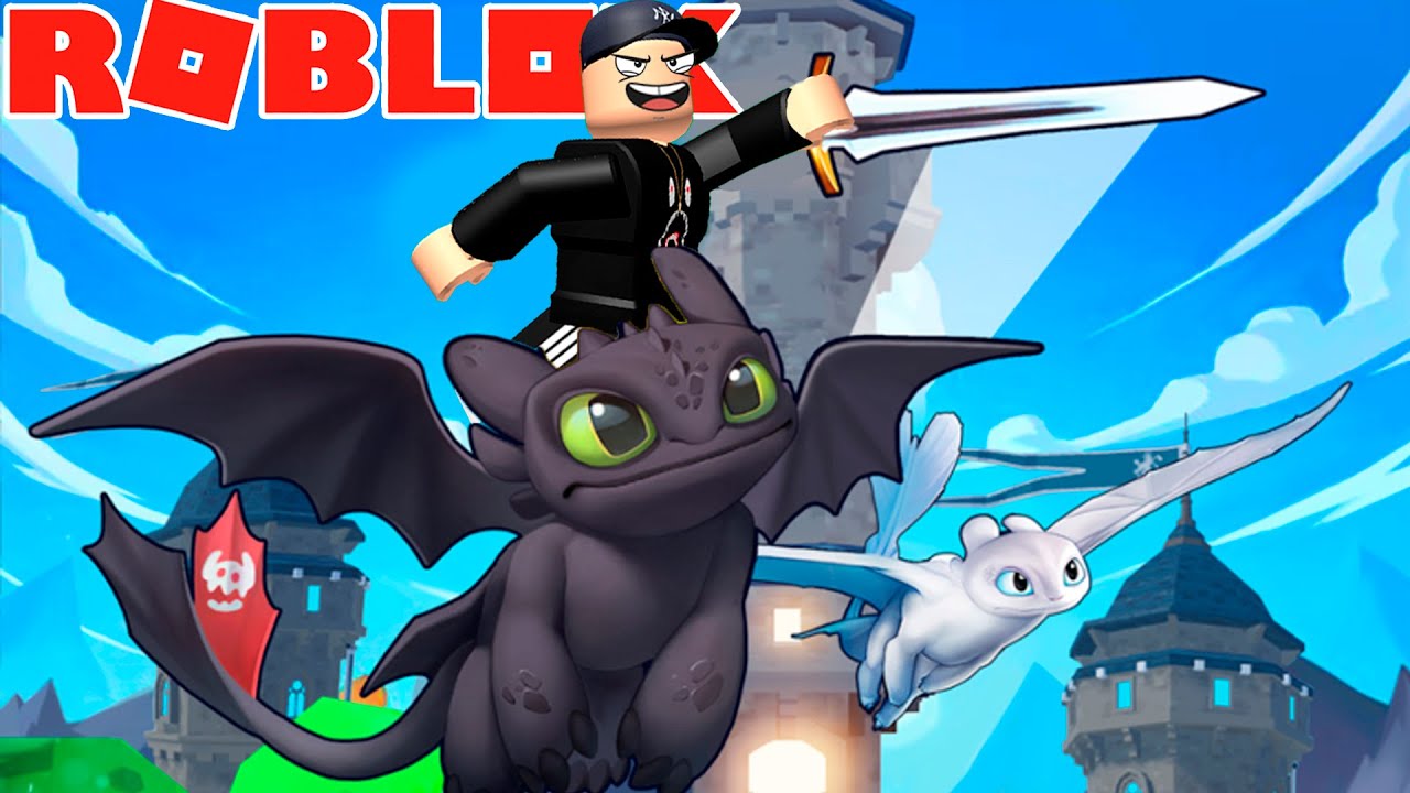 Consigo a Chimuelo Legendario en Roblox 🐉💪 Simulador de Guerrero Dragón ...