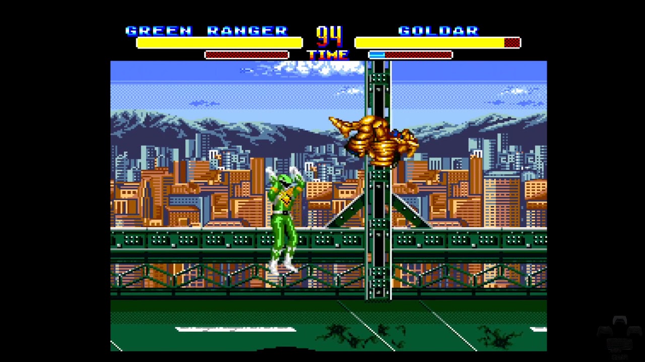 Mighty Morphin Power Rangers - Sega Mega Drive Gameplay - YouTube
