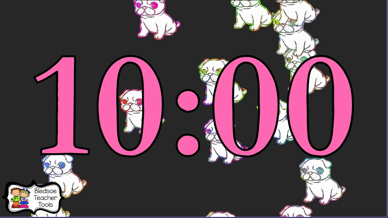 Psychedelic Pugs 10 Minute Timer - YouTube