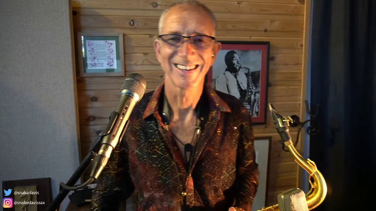 Snake Davis lockdown sax #53 Esther Rowena Louise guests - YouTube
