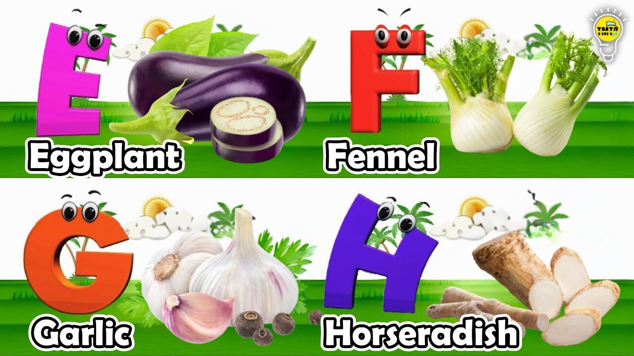 Vegetables ABC Song | Vegetables Alphabet Song | Phonics for Kids ...