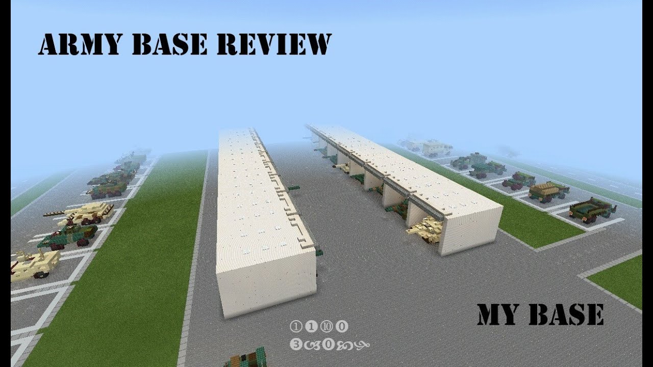 review of my army base just to show what i have.. - YouTube