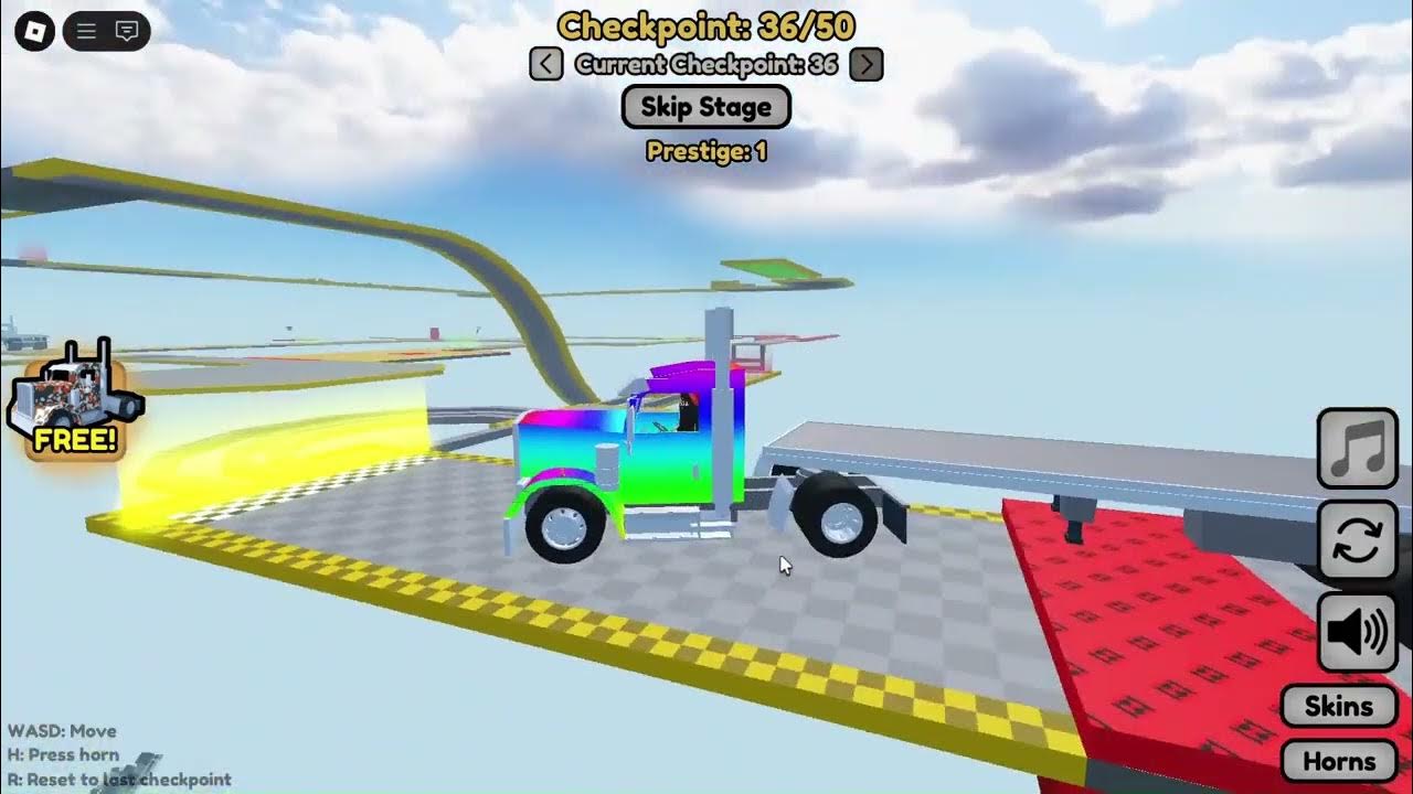 Roblox Semi Truck Obby Walkthrough | All Checkpoints Guide & How to ...