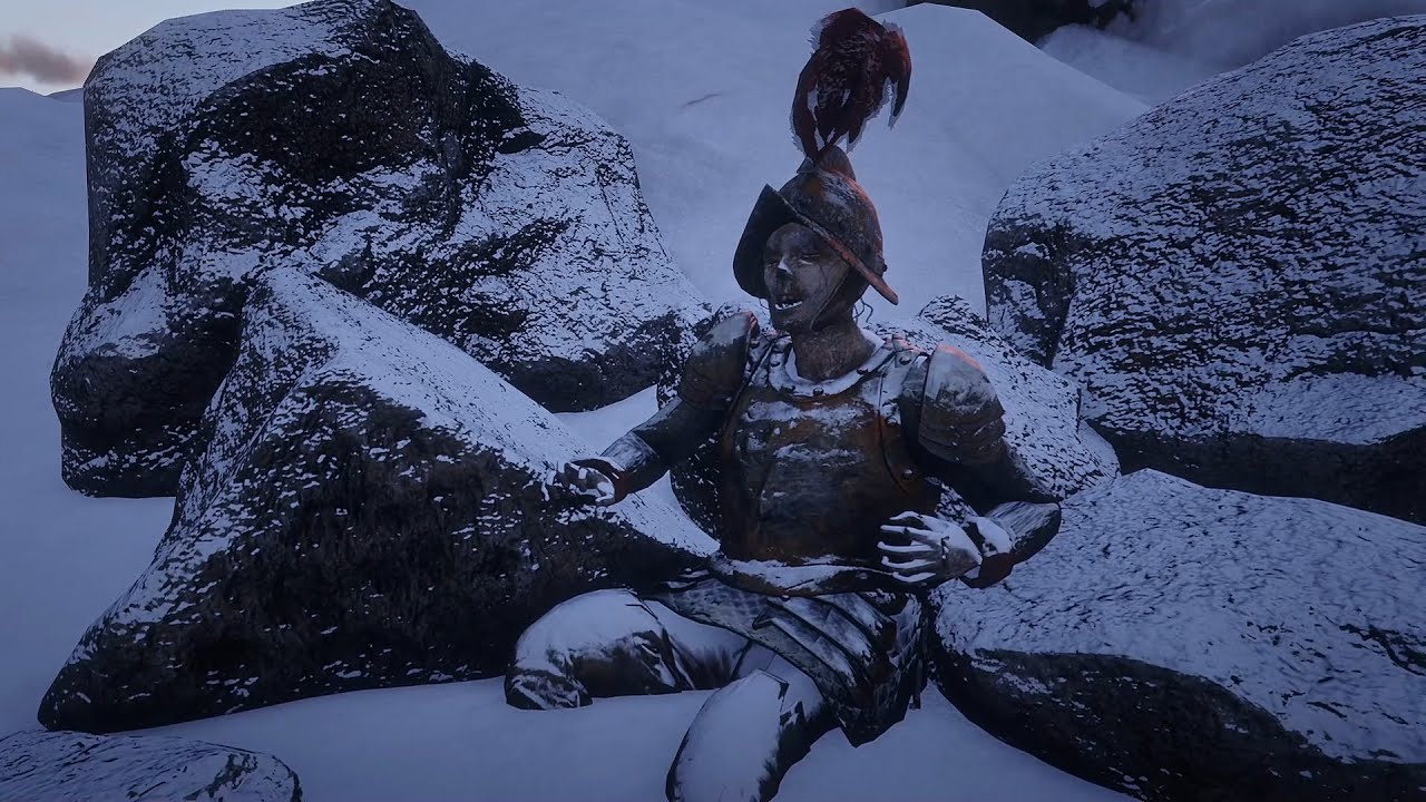 Red Dead Redemption 2: HELMET ON THE PEAK MOUNTAIN HAGEN - YouTube