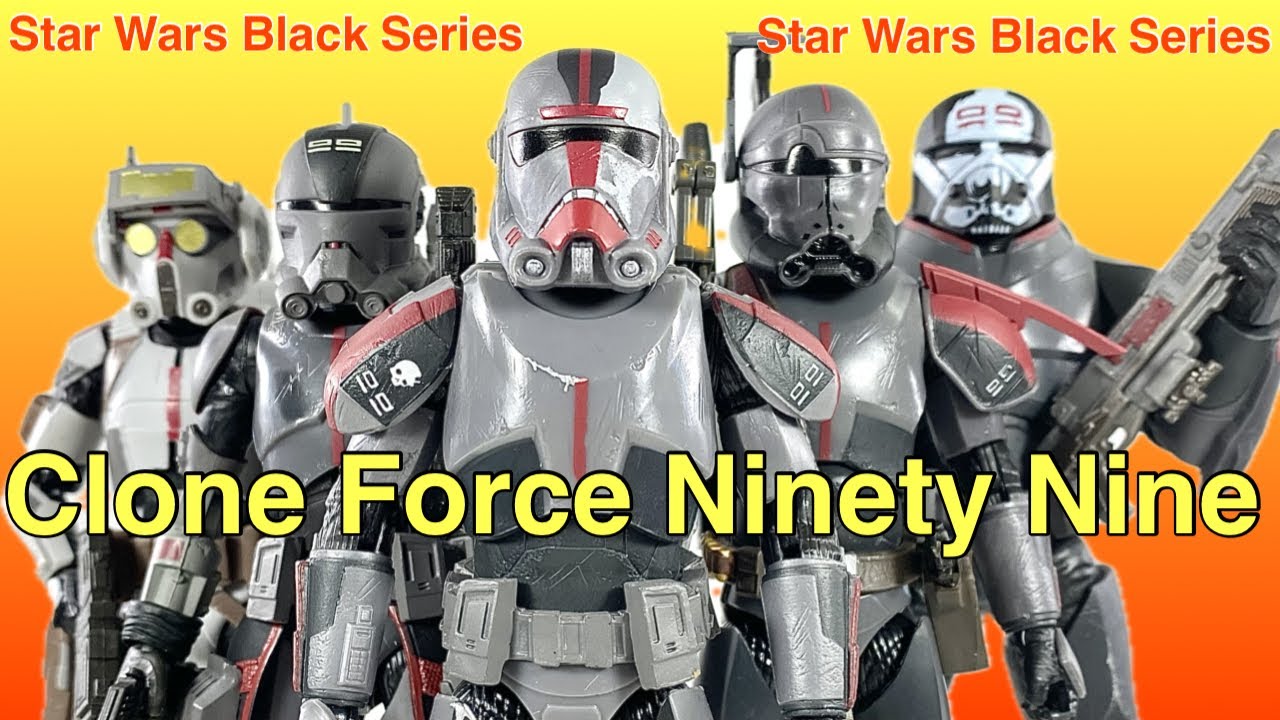 Star Wars Black Series The Bad Batch Clone Force 99 - YouTube