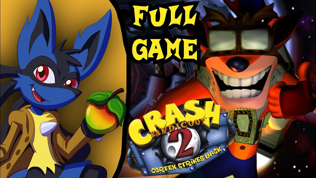 Crash Bandicoot 2: Cortex Strikes Back (1997) Full Game Playthrough ...