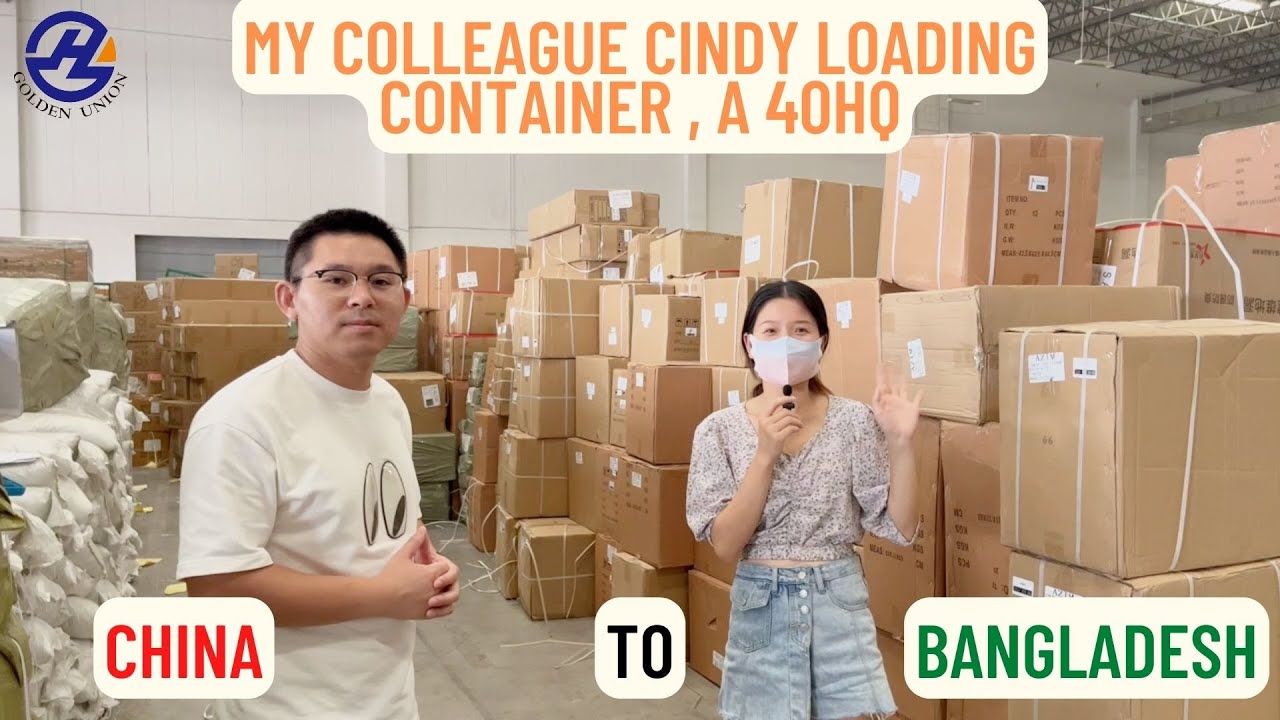 My Colleague CINDY Loading Container , a 40HQ to Dhaka - YouTube