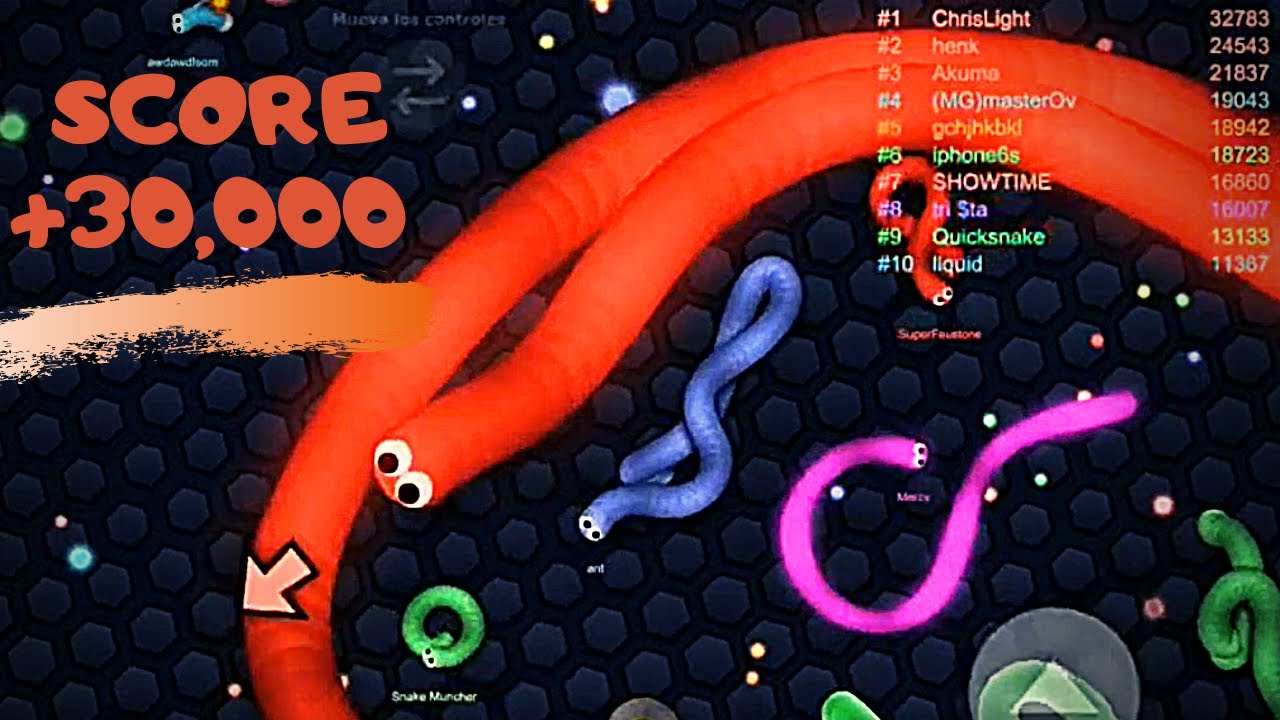 Slither.io A.I. Primer Score +30,000 Epic Slitherio Gameplay - YouTube